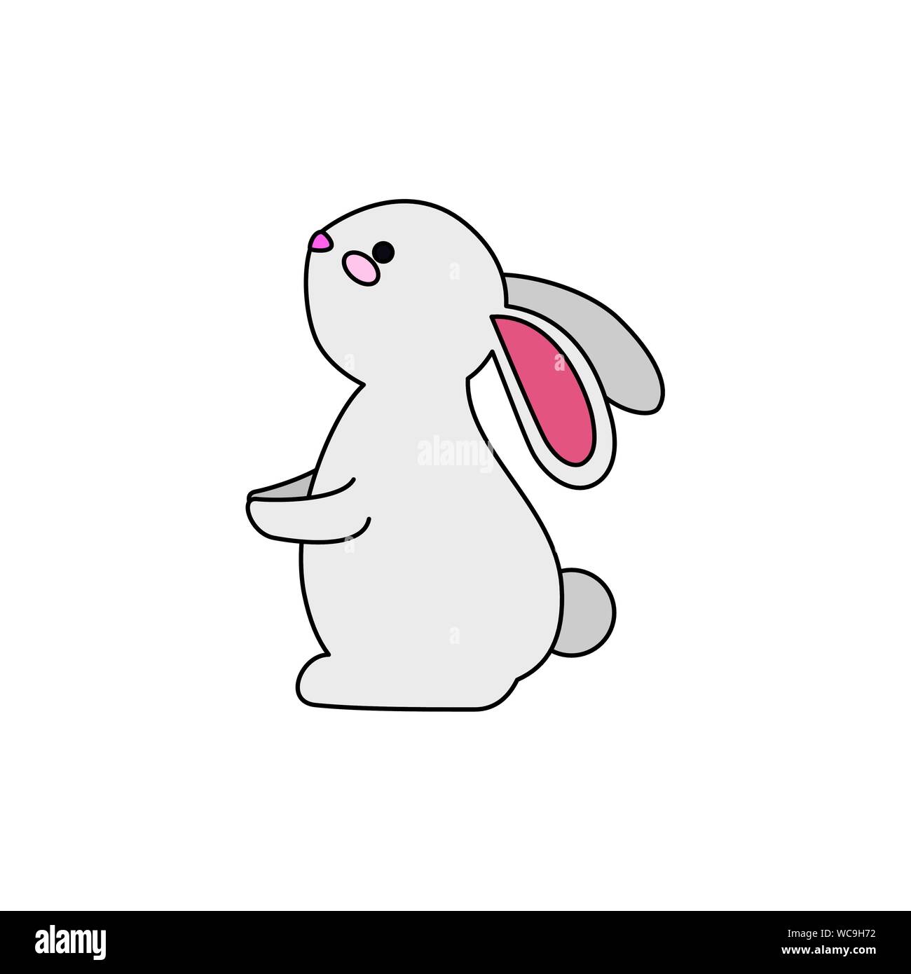 cute and little rabbit character Stock Vector Image & Art - Alamy