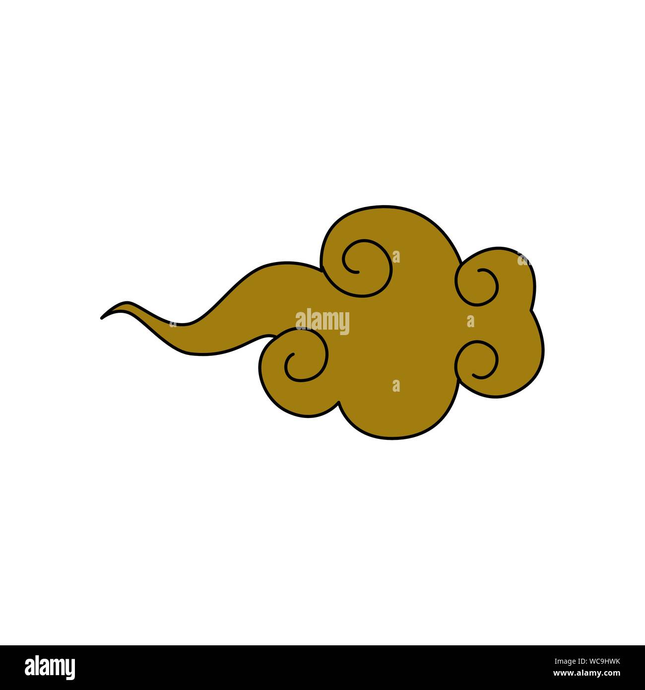 chinese decorative cloud isolated icon Stock Vector Image & Art - Alamy