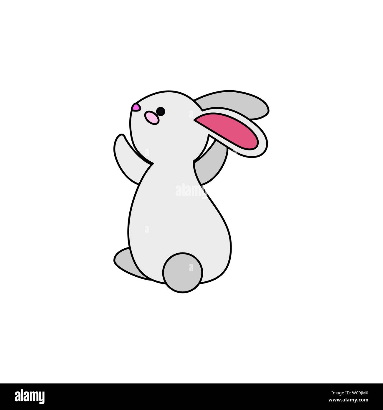 cute and little rabbit character Stock Vector Image & Art - Alamy