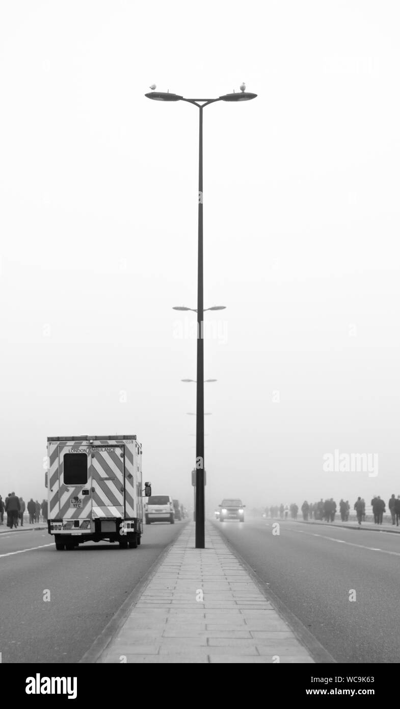 Ambulance on street hi-res stock photography and images - Alamy
