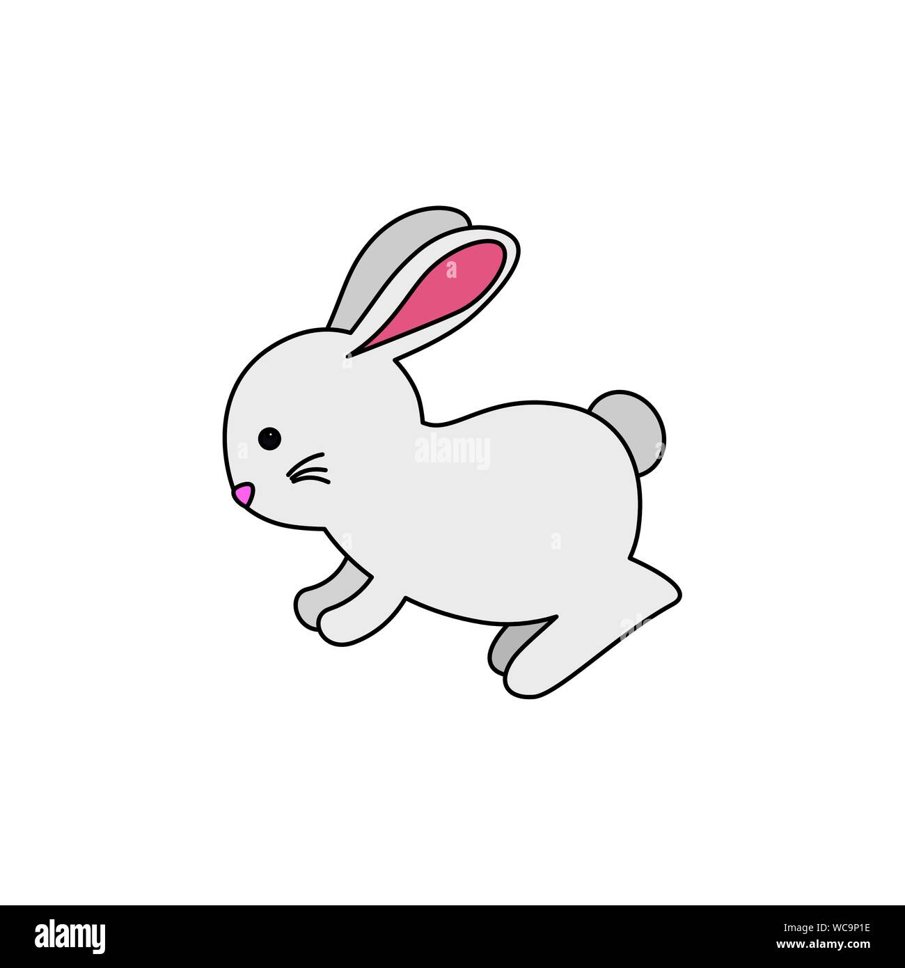 cute and little rabbit character Stock Vector Image & Art - Alamy