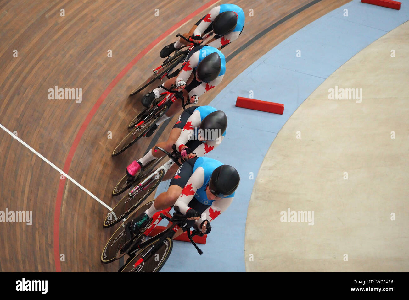 Cycling, track; Canada women’s team; Maggie Coles, Erin Attwell, Miriam ...