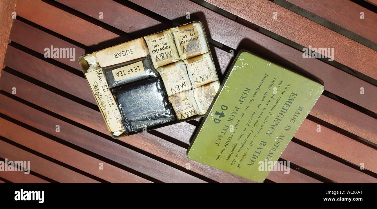 Reproduction WWII Australian Type A2 Dehydrated Emergency Ration tin ...