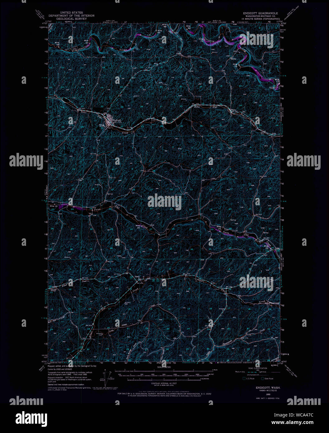 Endicott map hi-res stock photography and images - Alamy