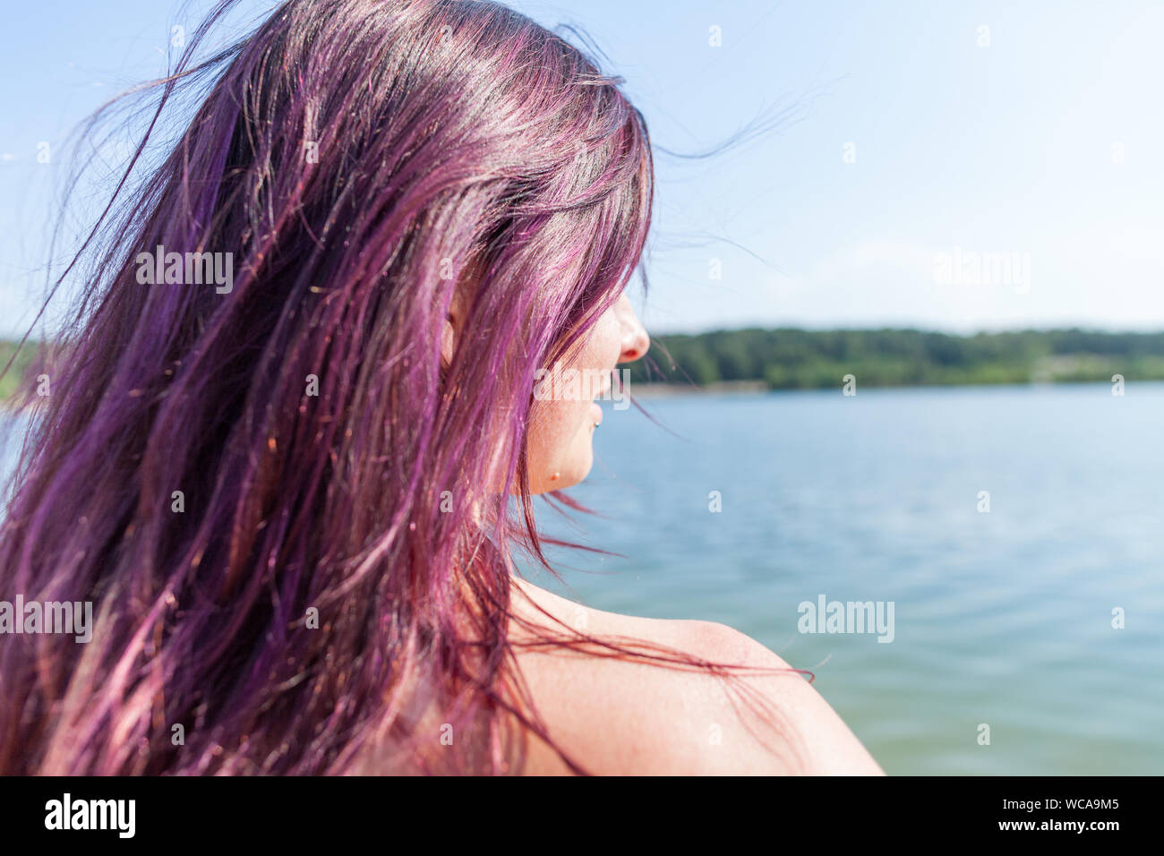 Red hair sun hi-res stock photography and images - Alamy