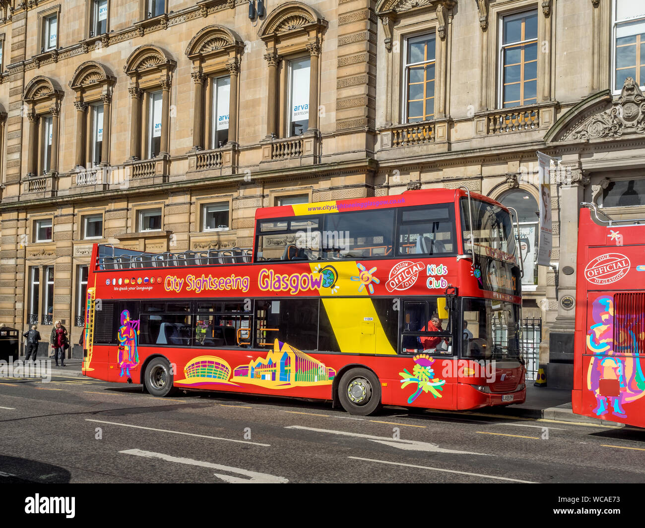 Glasgow city sightseeing bus hi-res stock photography and images - Alamy