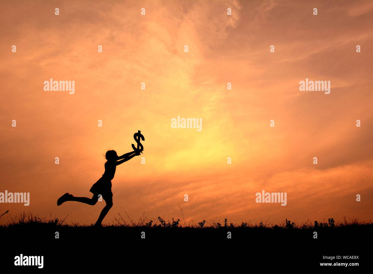 Woman vitality jumping hi-res stock photography and images - Alamy