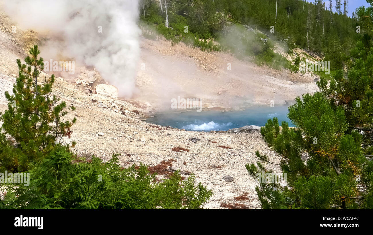 Beryl spring yellowstone hi-res stock photography and images - Alamy