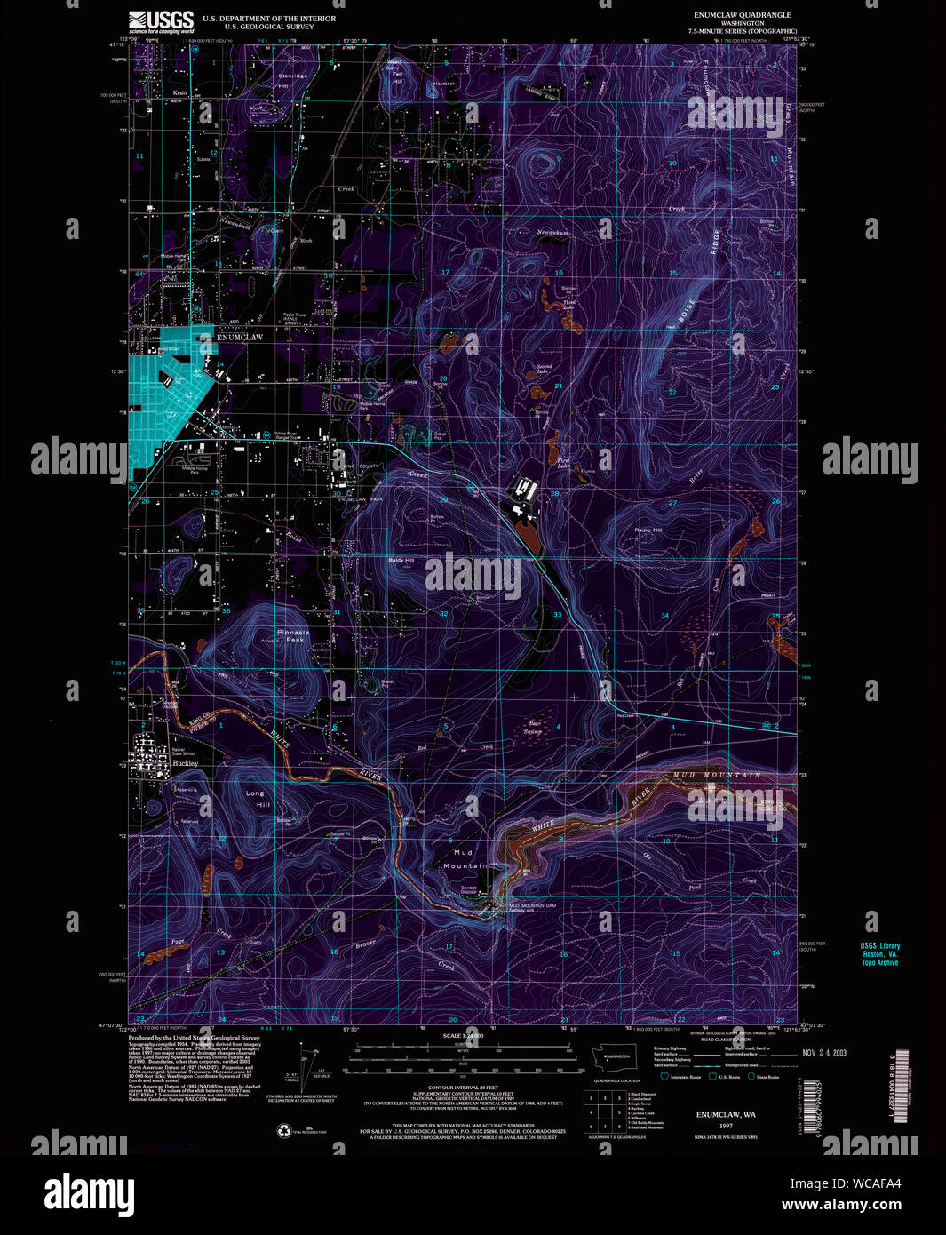 Map of enumclaw hi-res stock photography and images - Alamy