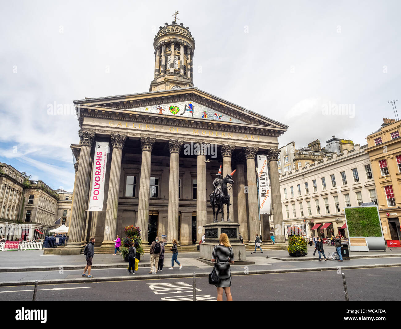 Glasgow Gallery of Modern Art on July 20, 2017 in Glasgow, Scotland ...