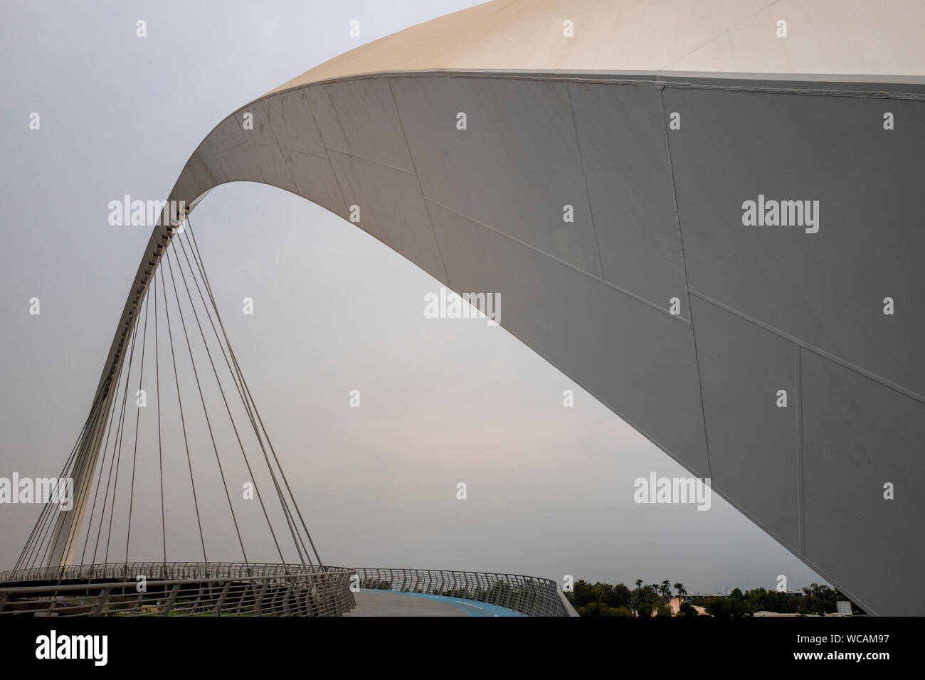 Bridge of Tolerance pedestrian bridge over the Dubai Water Canal in ...