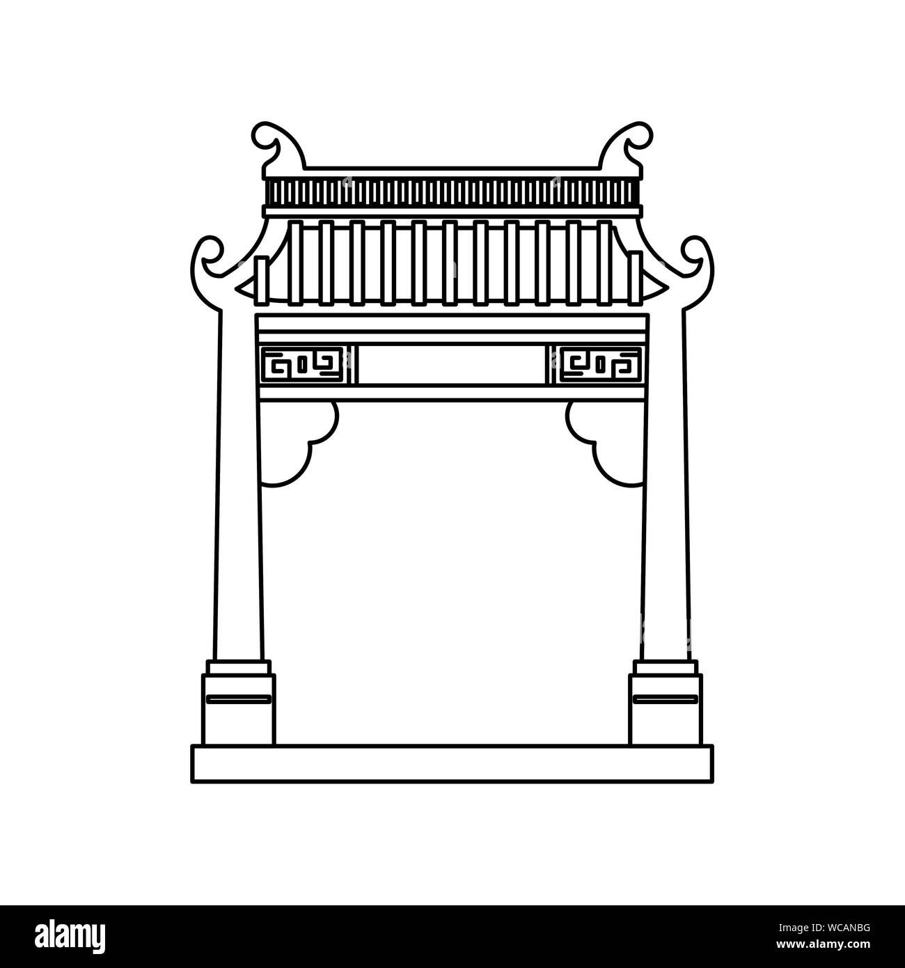 chinese arch building traditional icon Stock Vector Image & Art - Alamy chinese arch building traditional icon Stock Vector Image & Art - Alamy