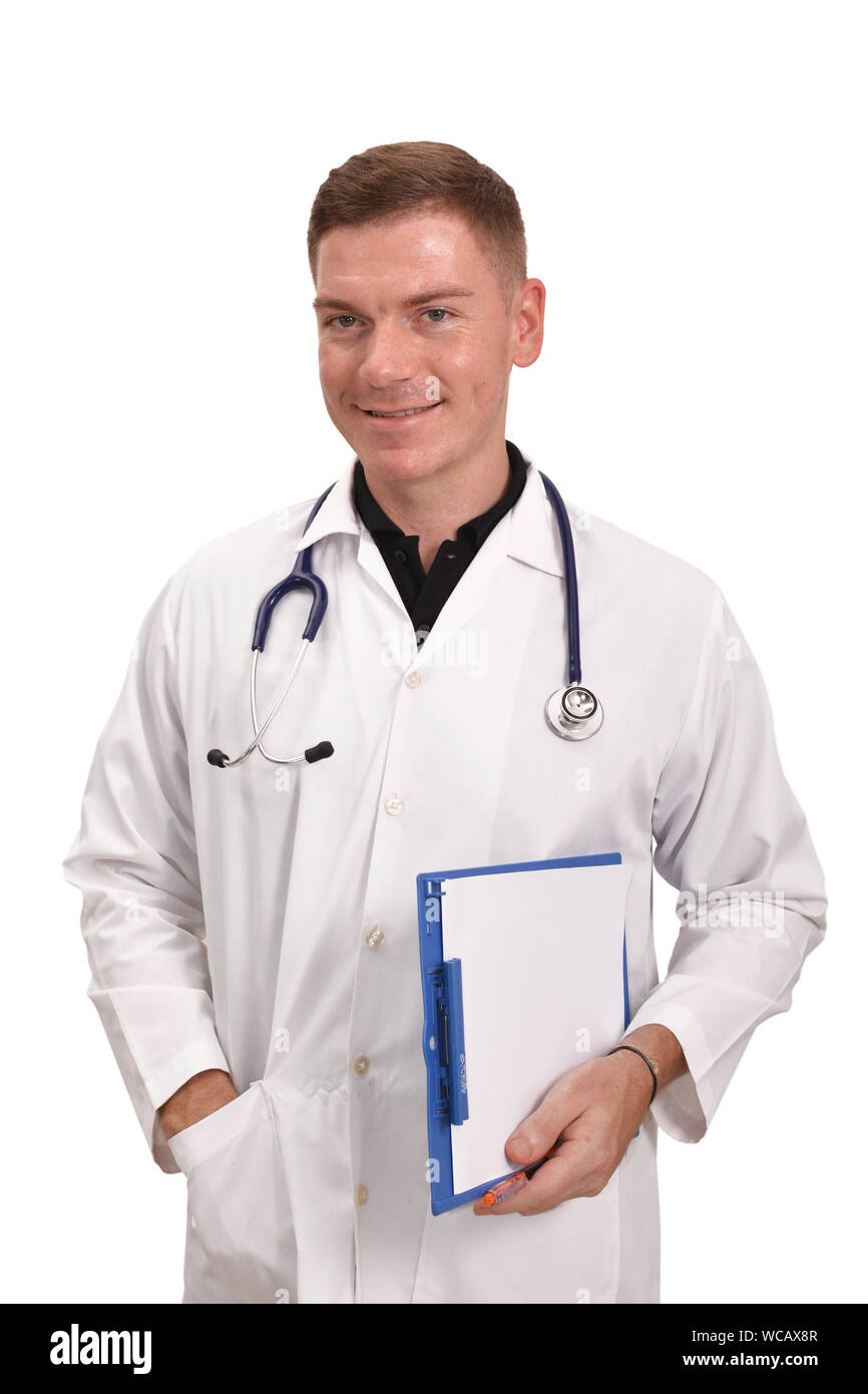 Doctor stethoscope white hi-res stock photography and images - Alamy
