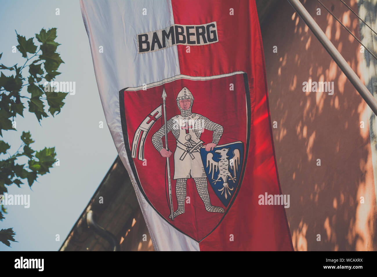 Flag And Coat Of Arms Of Bavaria High Resolution Stock Photography and ...