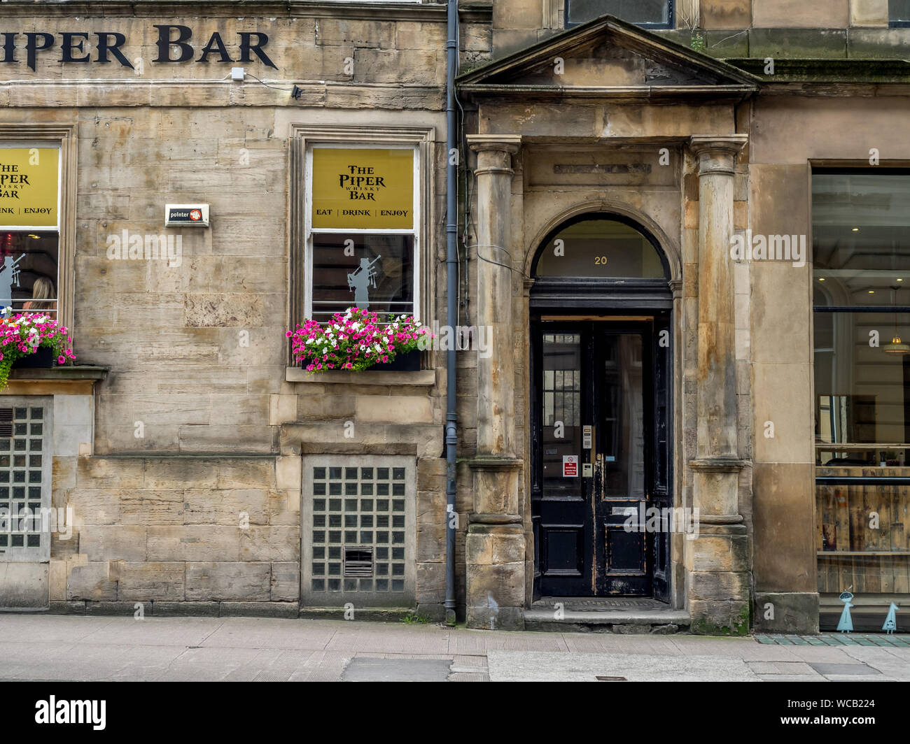 The Piper Bar on July 21, 2017 in Glasgow, Scotland. The Piper Bar is a ...