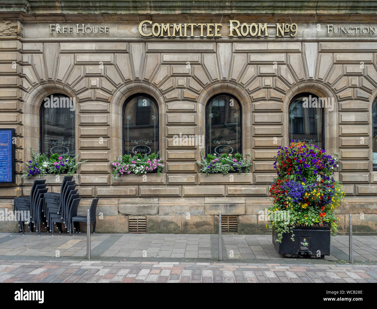 Committee Room No. 9 pub and freehouse on July 21, 2017 in Glasgow ...