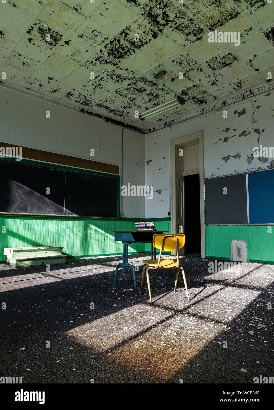 Abandoned Classroom High Resolution Stock Photography and Images - Alamy