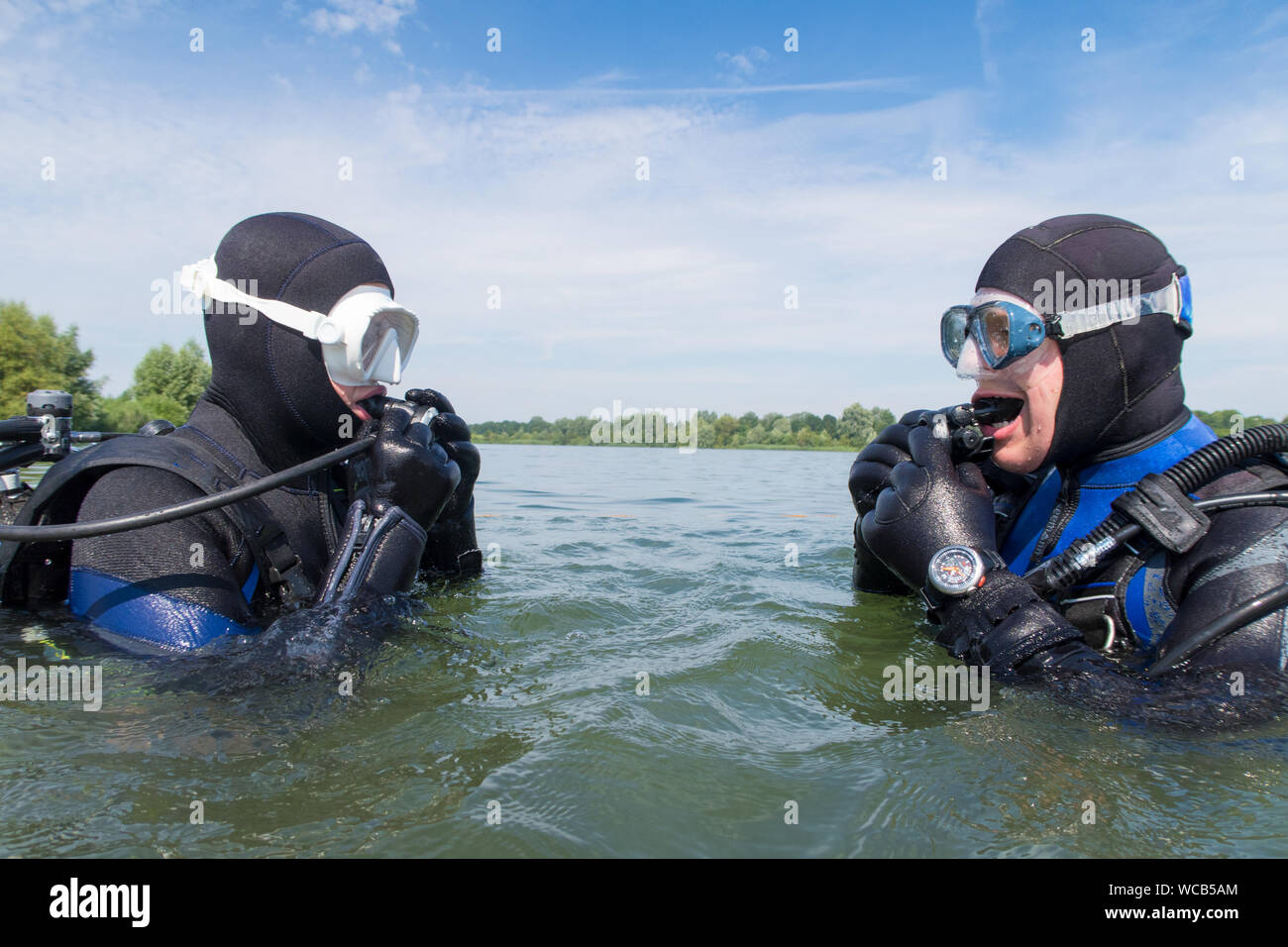 Suit for diving hi-res stock photography and images - Alamy