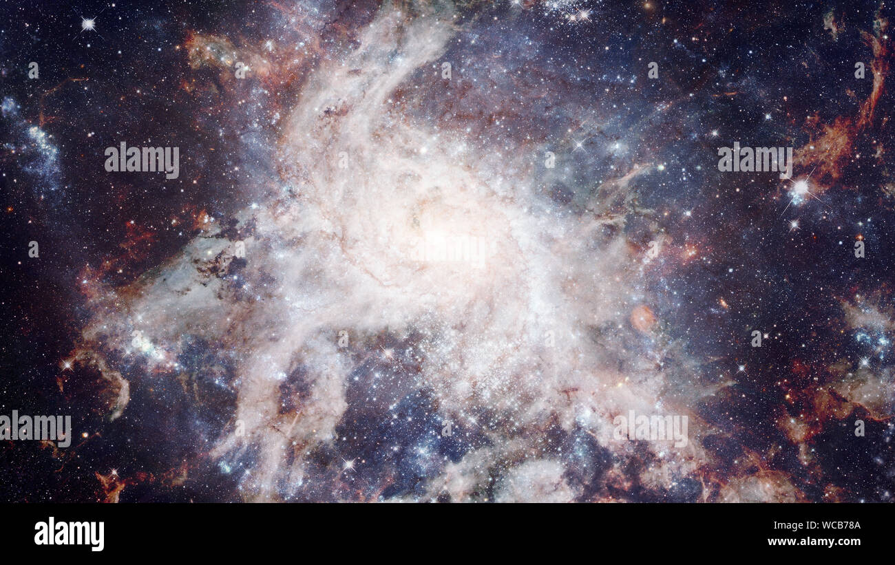 Infinite space background with nebulas and stars. This image elements ...
