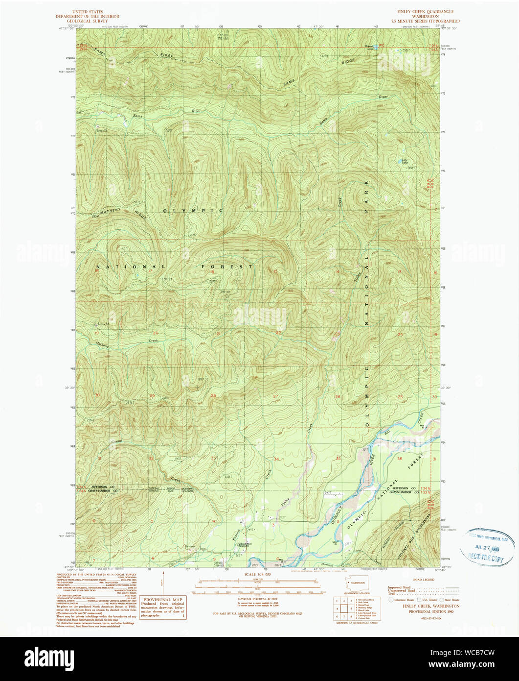 Finley map of the united states hi-res stock photography and images - Alamy