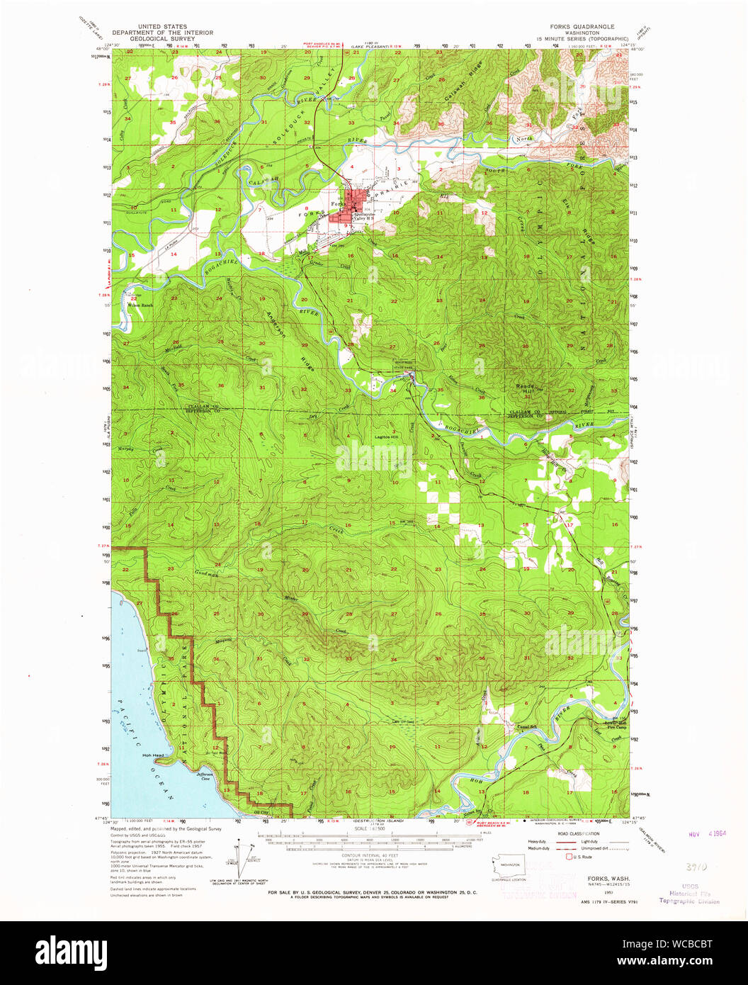 Map Of City Of Forks Washington State Washington State Parks Map, List