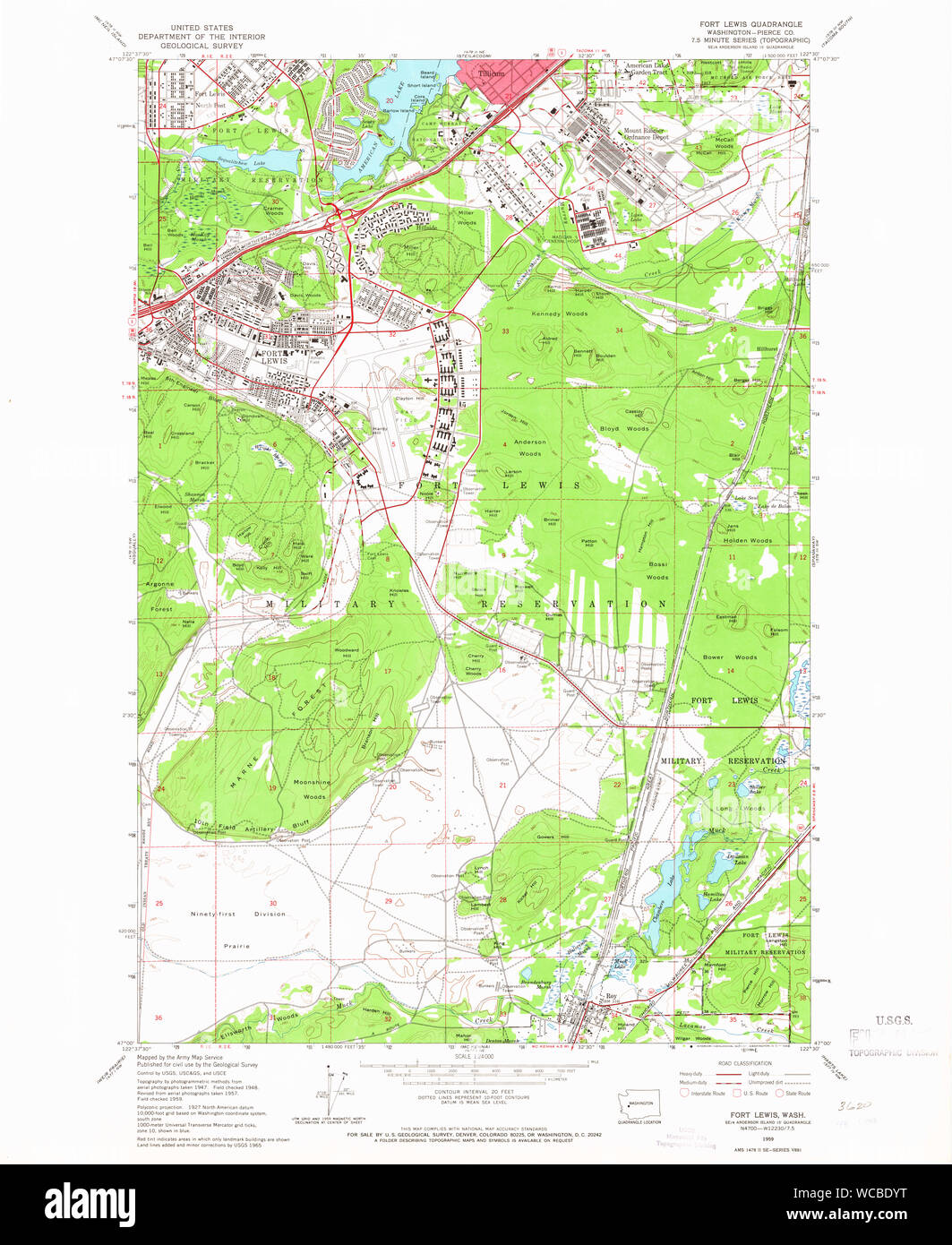 Fort lewis washington Cut Out Stock Images & Pictures - Alamy