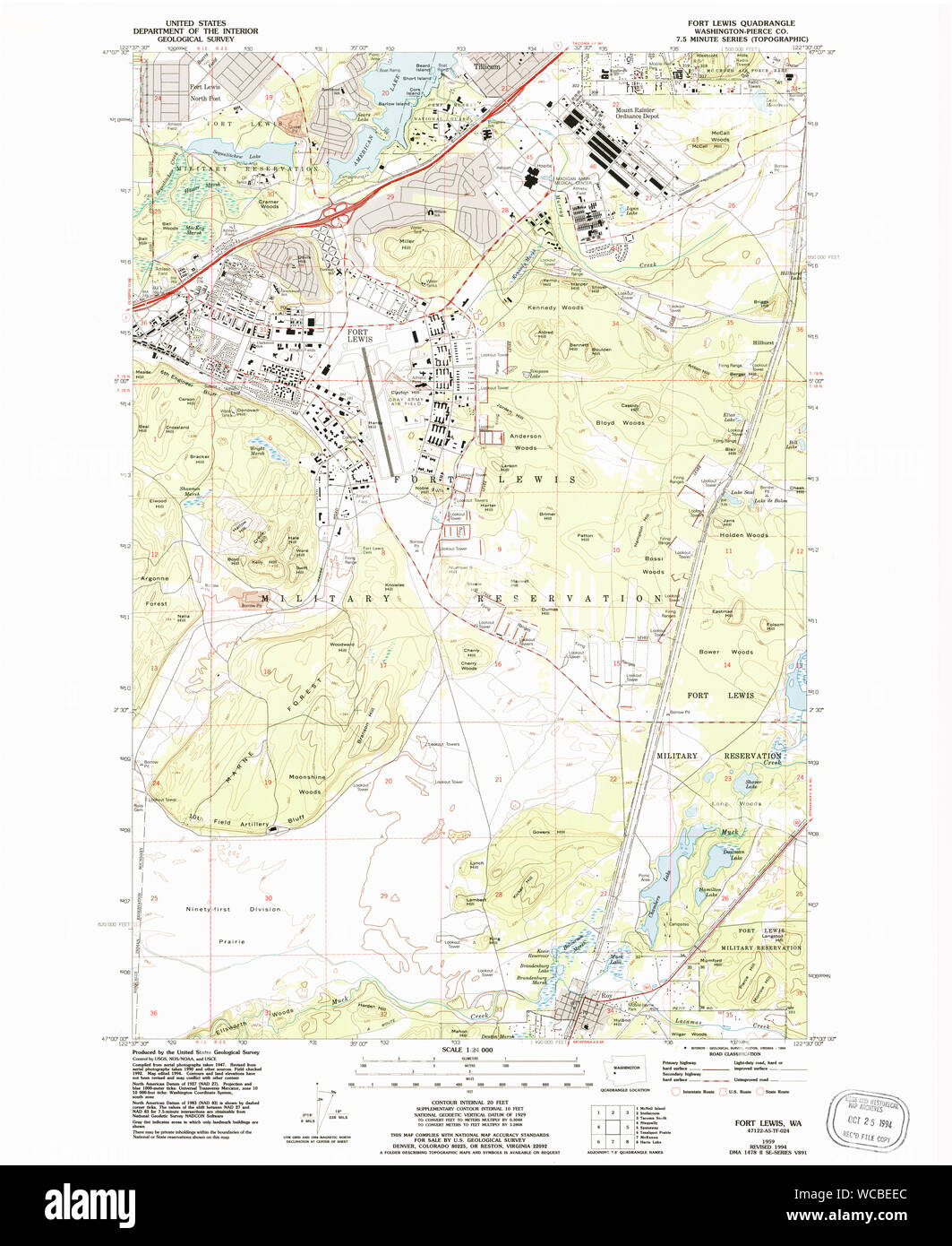 Fort lewis washington Cut Out Stock Images & Pictures - Alamy