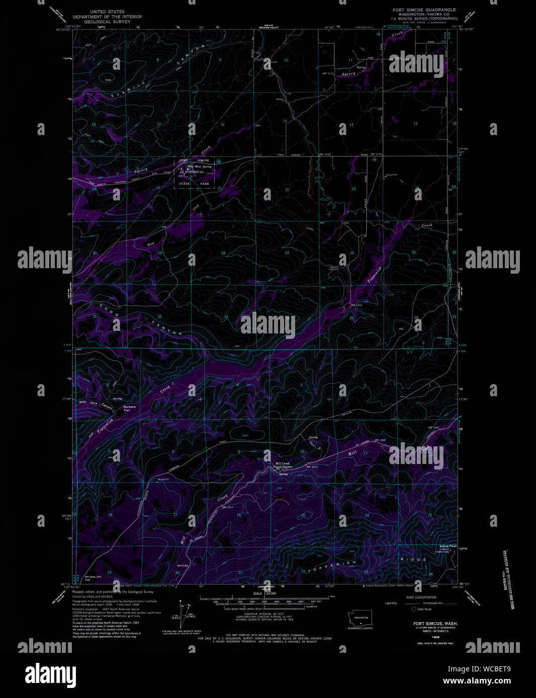 Map of simcoe hi-res stock photography and images - Alamy