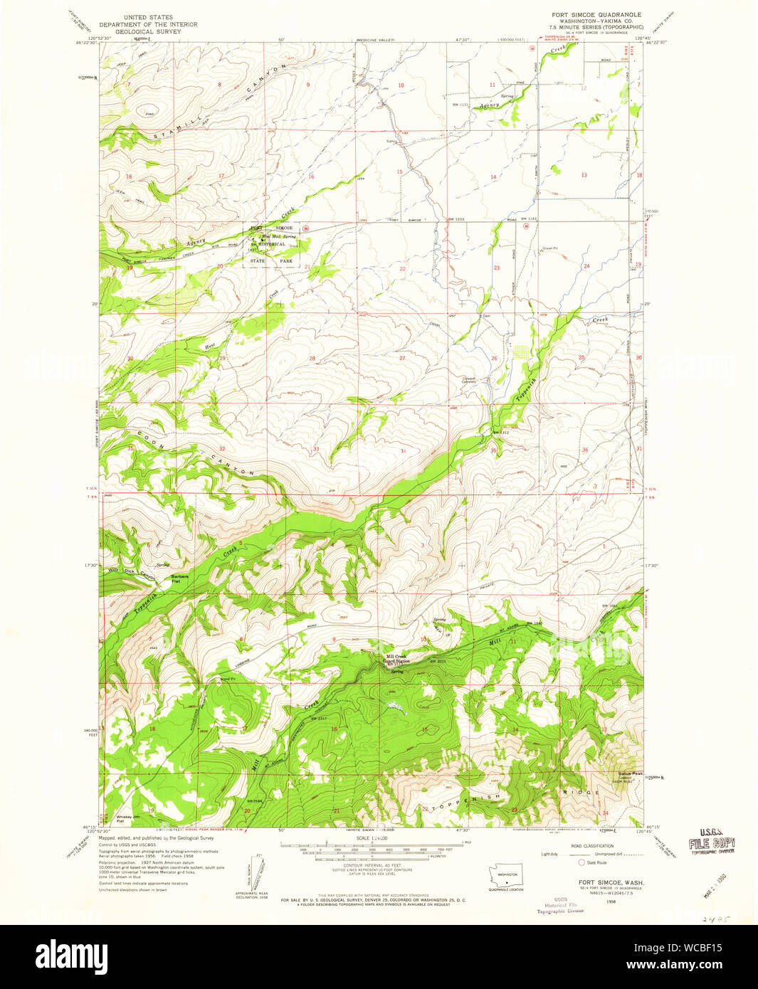 Map of simcoe hi-res stock photography and images - Alamy
