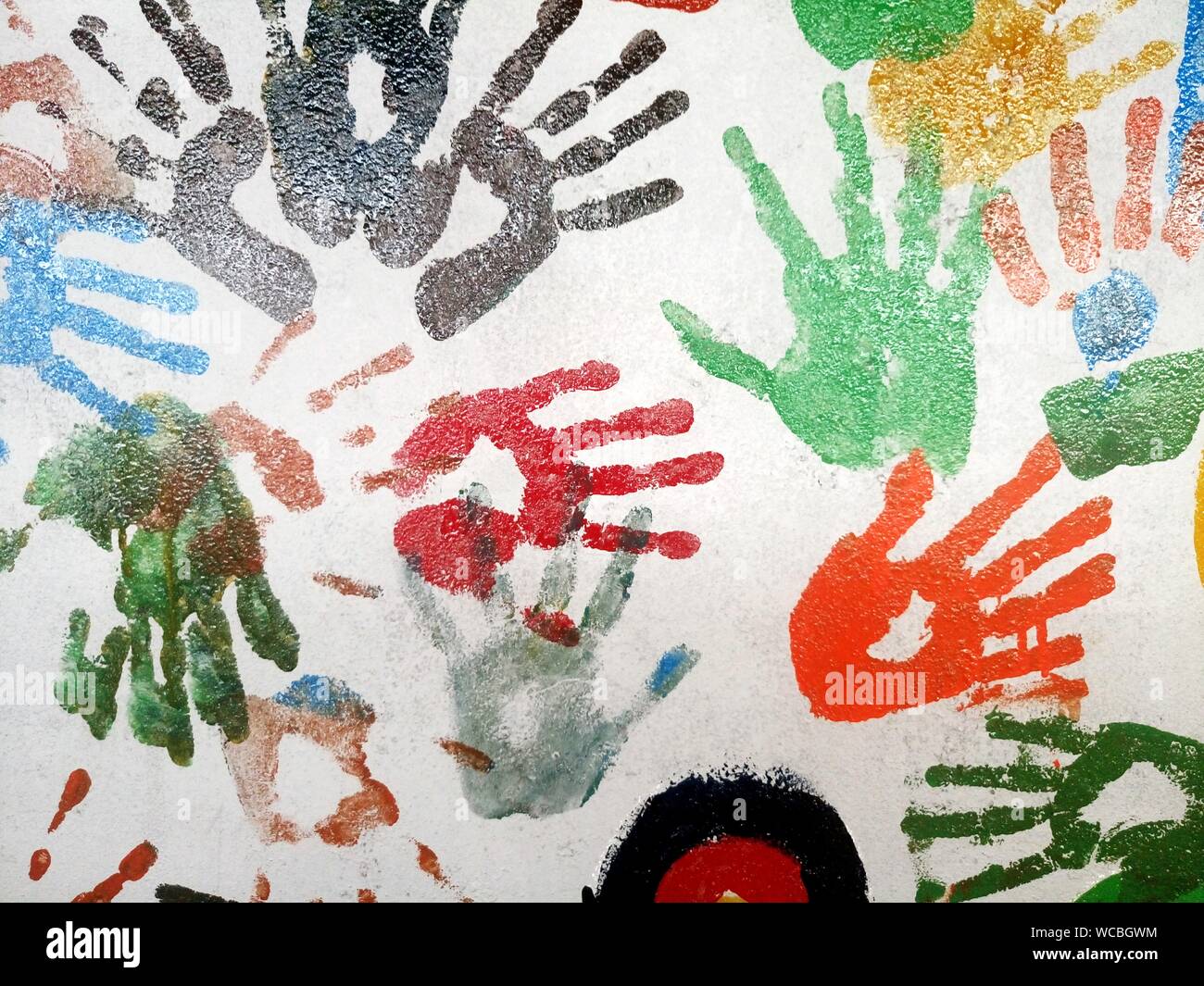 Handprints Wall High Resolution Stock Photography and Images - Alamy