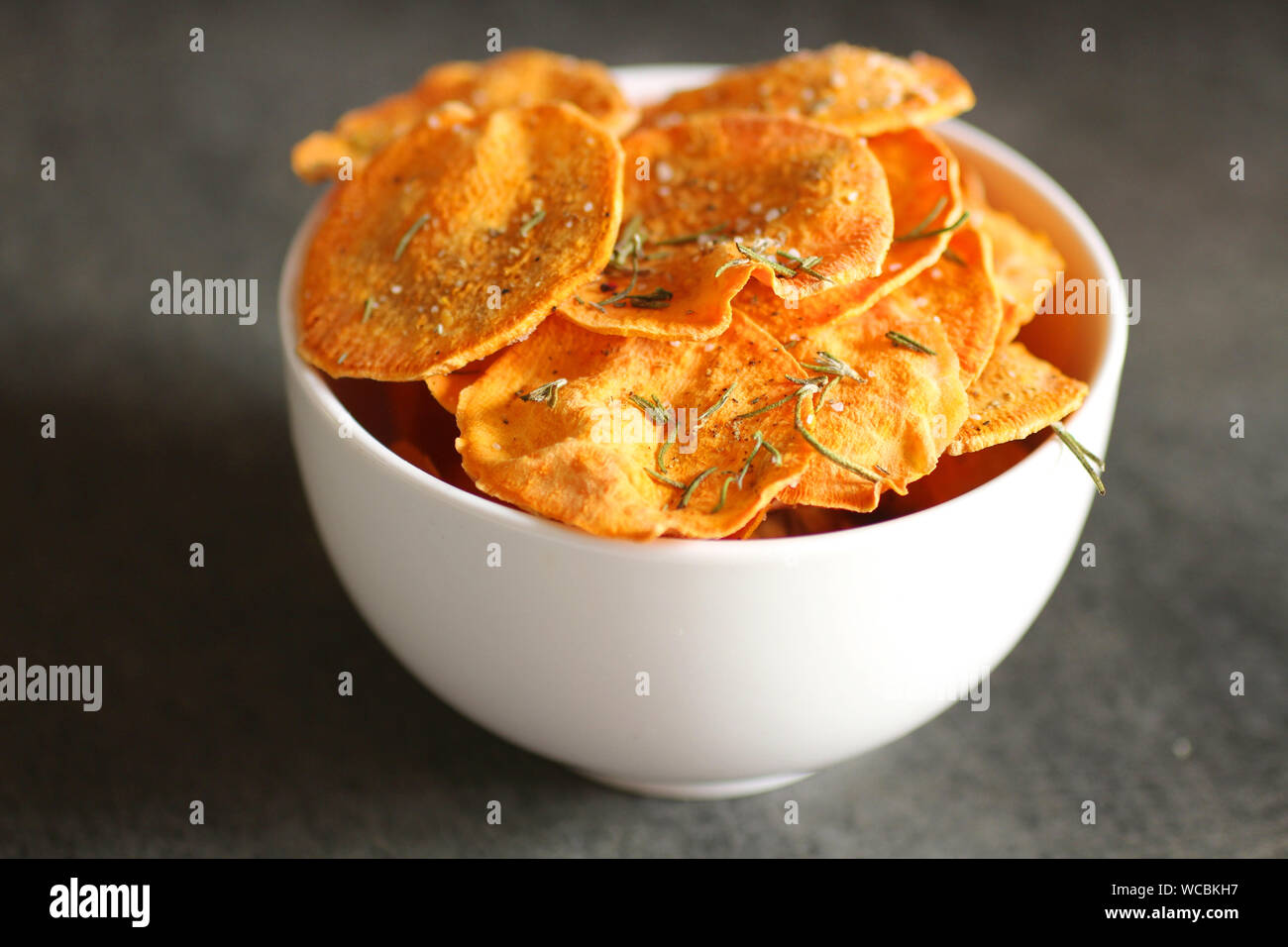 Potato chips with bowl hi-res stock photography and images - Alamy