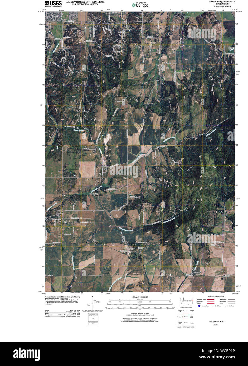 Map of freeman hi-res stock photography and images - Alamy