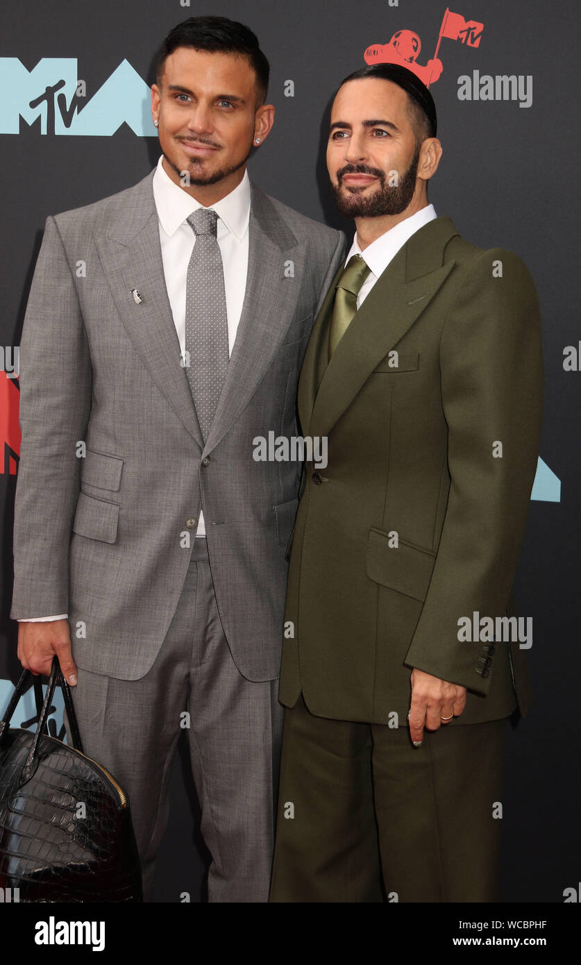 August 26, 2019, Newark, New York, USA: CHARLY DEFRANCESCO and designer ...