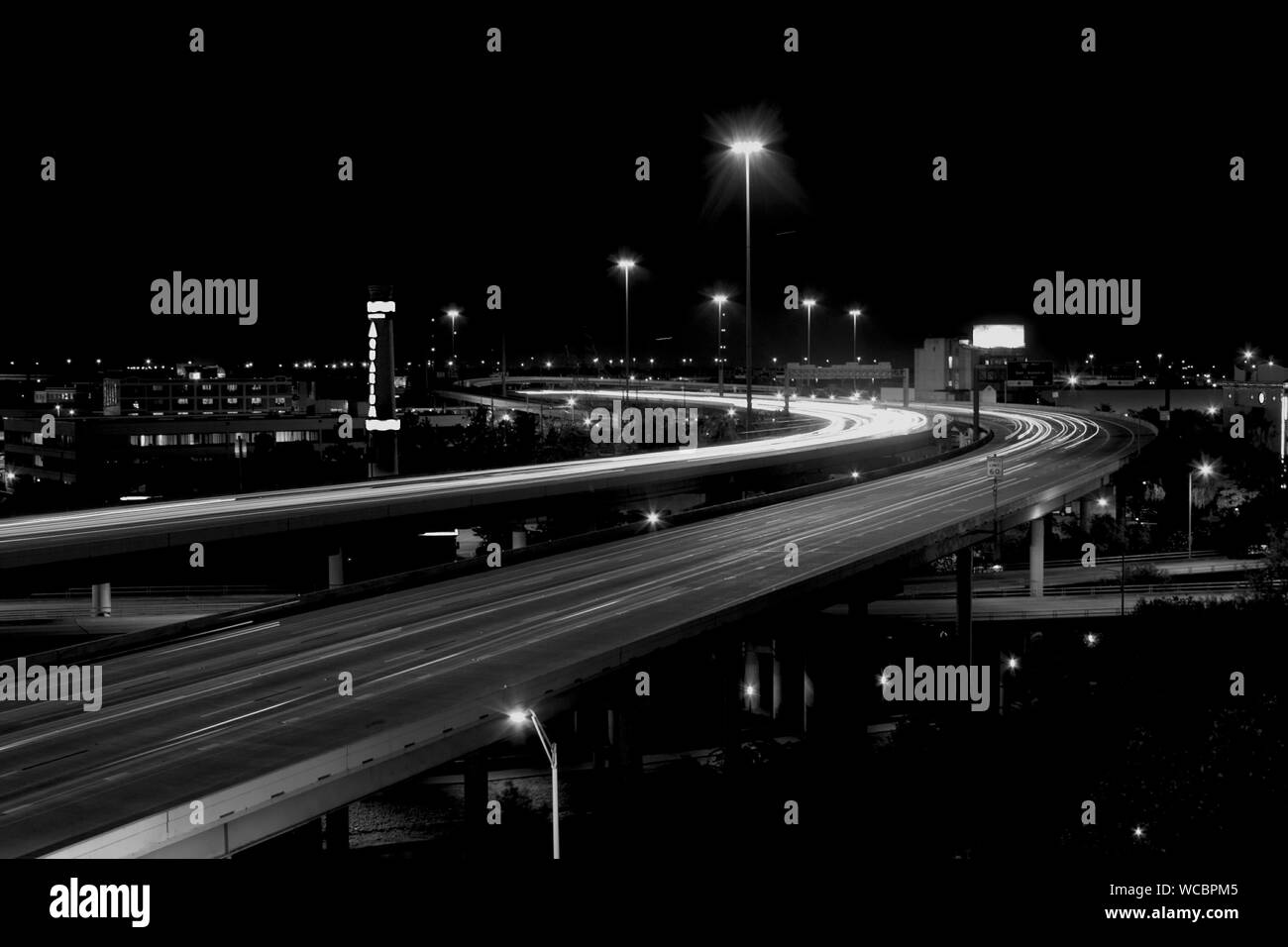 Built up city view Black and White Stock Photos & Images - Alamy