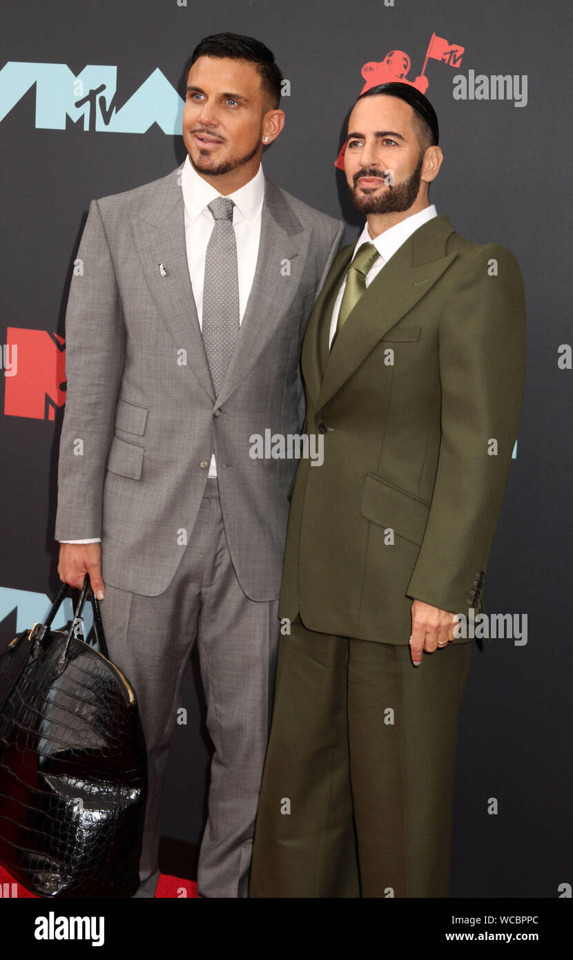 August 26, 2019, Newark, New York, USA: CHARLY DEFRANCESCO and designer ...