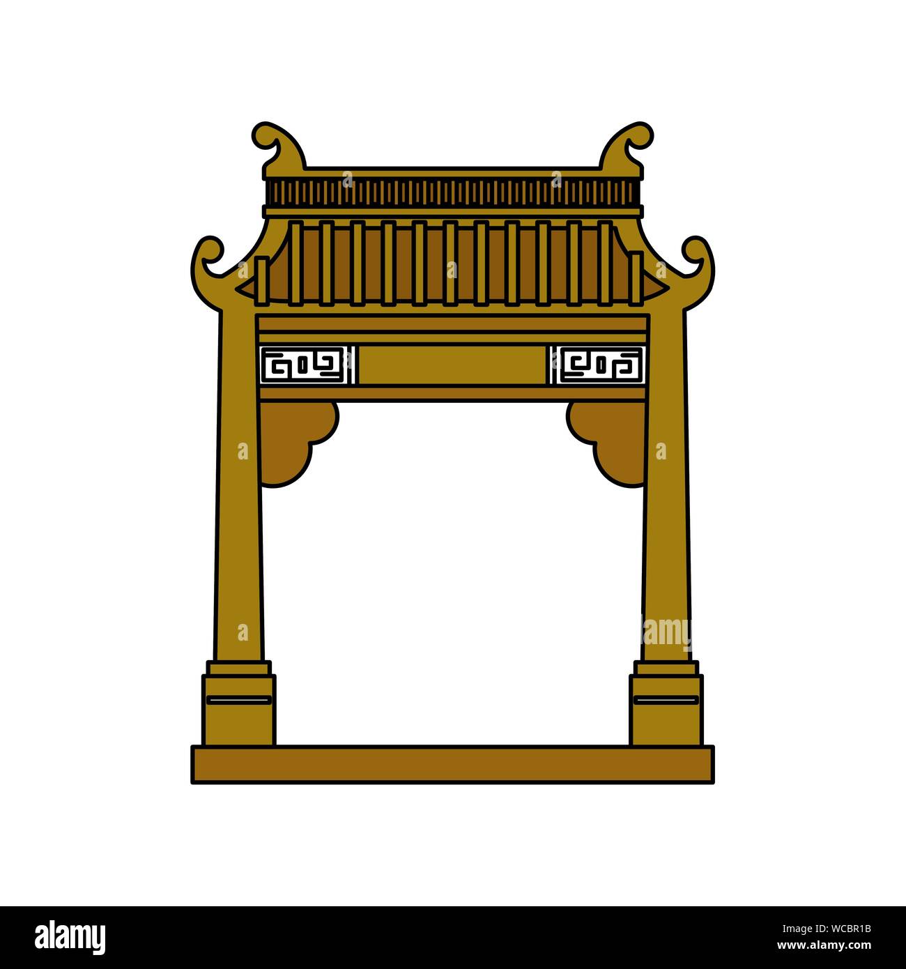 The chinese arch Stock Vector Images - Alamy
