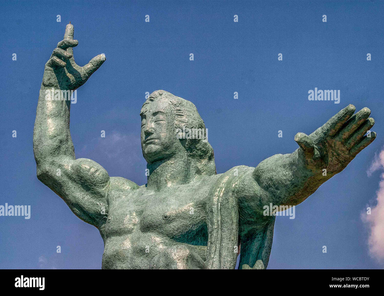 Nagasaki, Kyushu, Japan. 28th Oct, 2006. The 33 ft. tall (10 m.) Peace ...