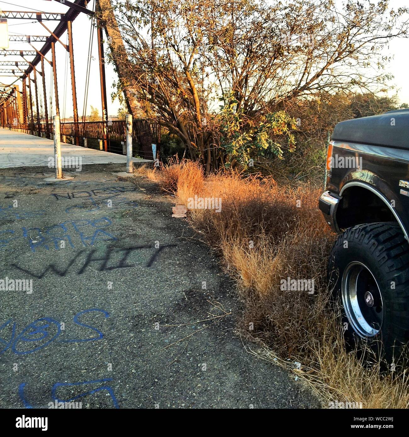 Graffiti on road hi-res stock photography and images - Alamy