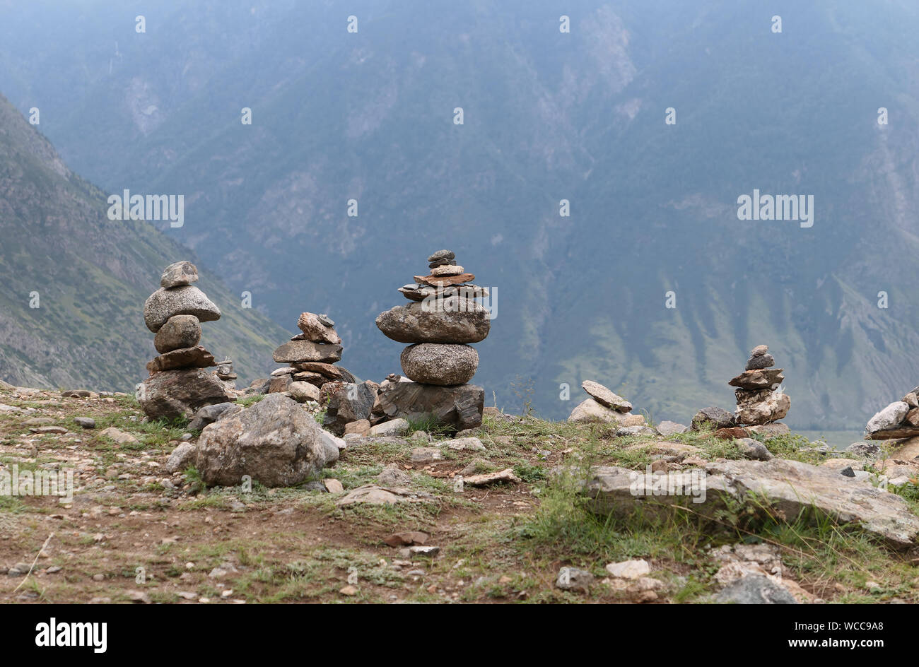 Natural beach with stone towers hi-res stock photography and images - Alamy
