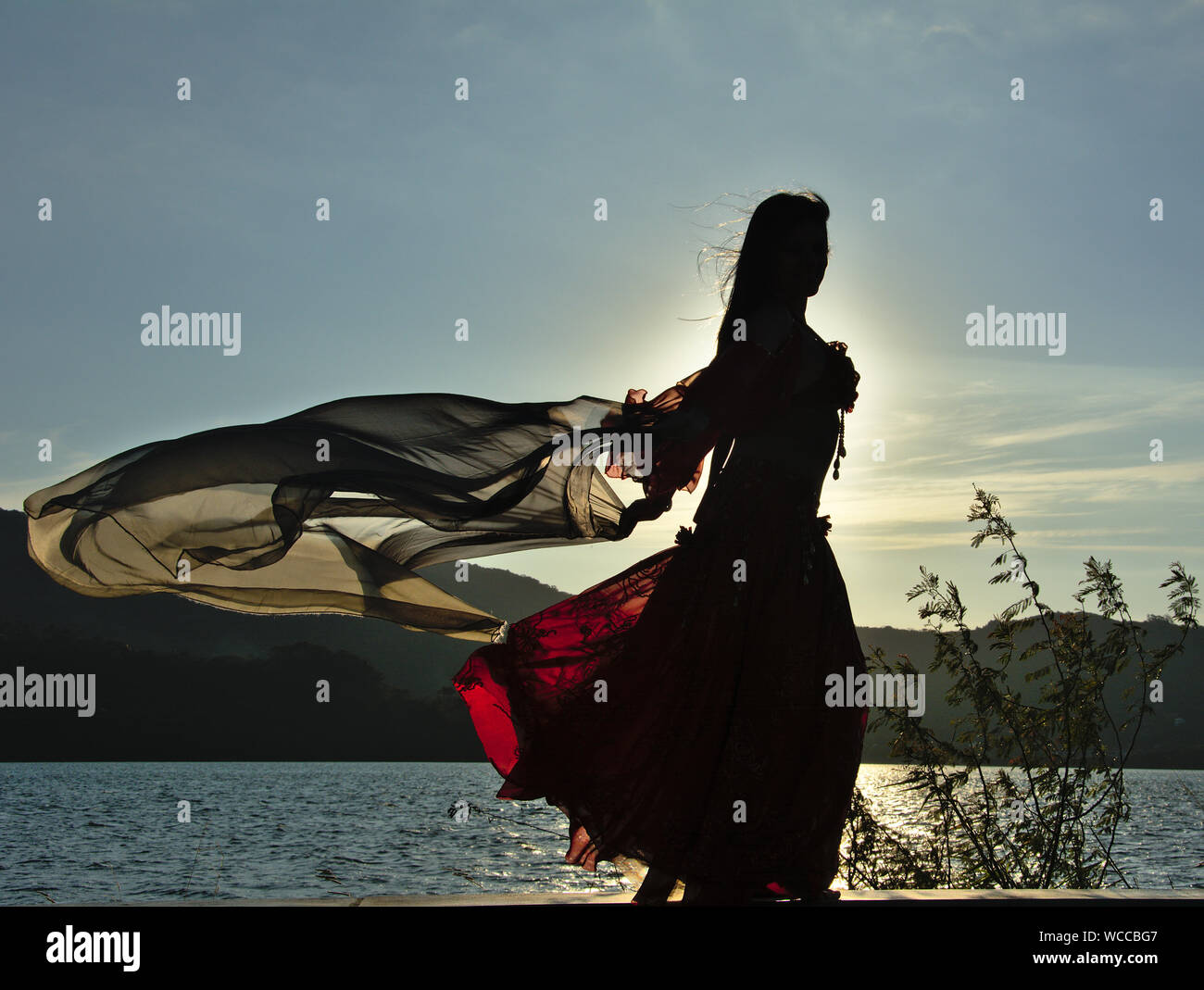 Skirt blowing in the wind hi-res stock photography and images - Alamy