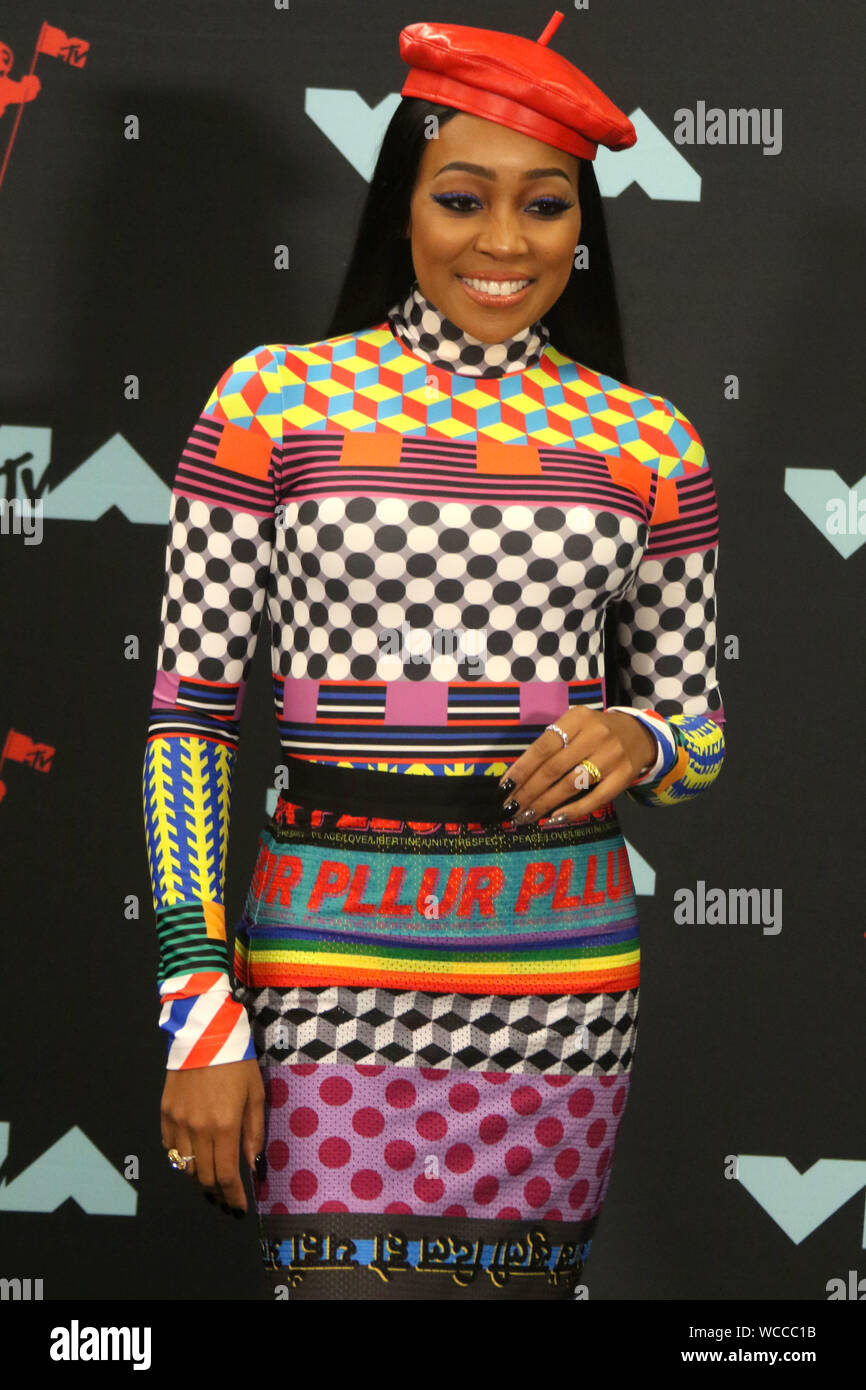 August 26, 2019, Newark, New York, USA: Singer MONICA attends the 2019 ...