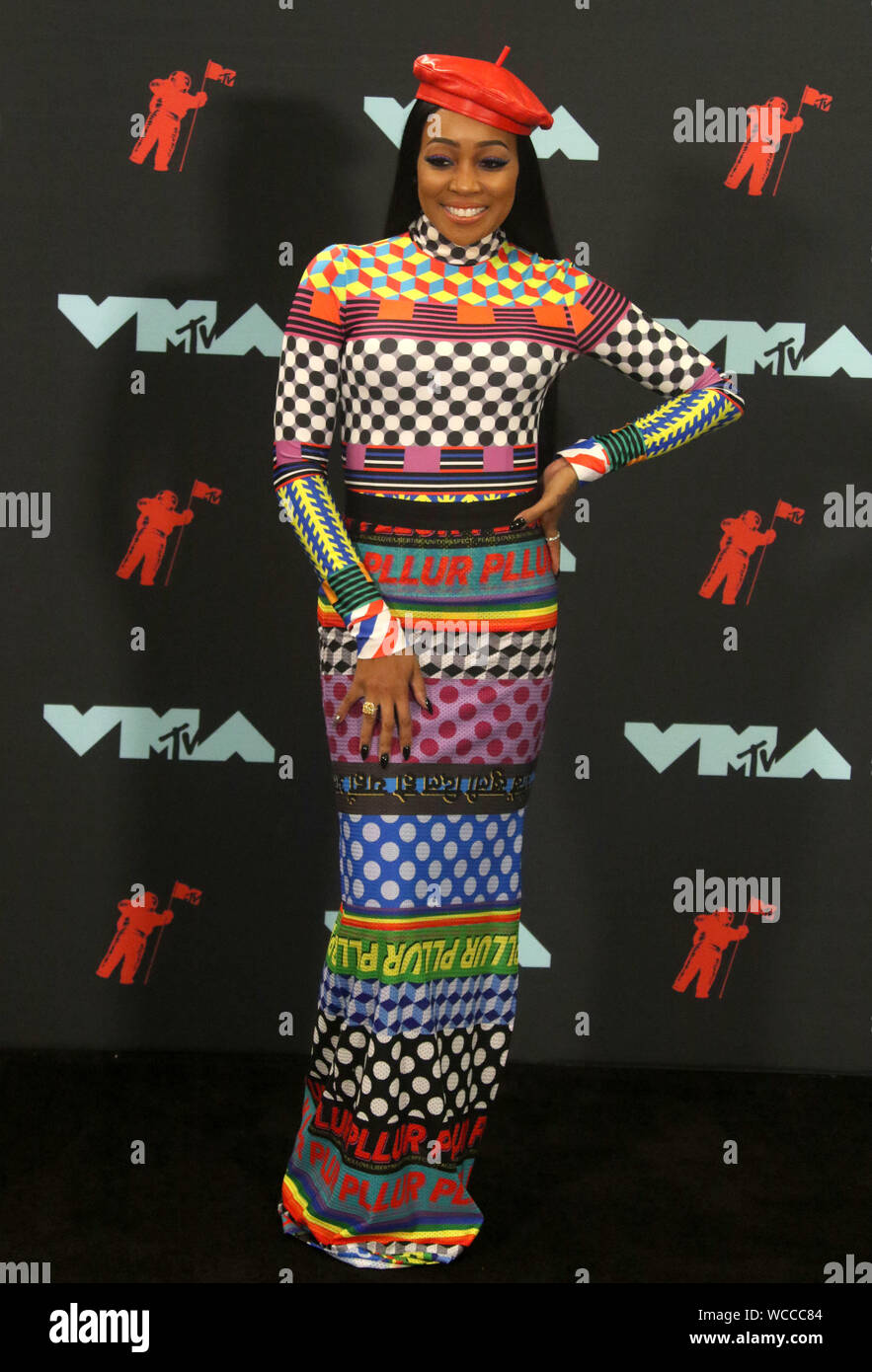 August 26, 2019, Newark, New York, USA: Singer MONICA attends the 2019 ...