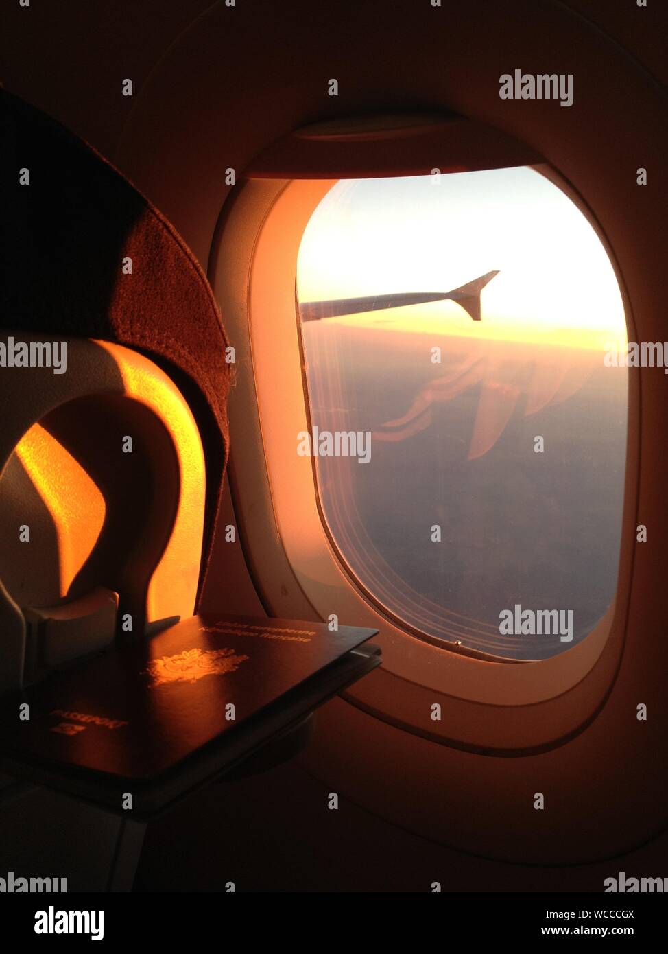 Passport airplane hi-res stock photography and images - Alamy