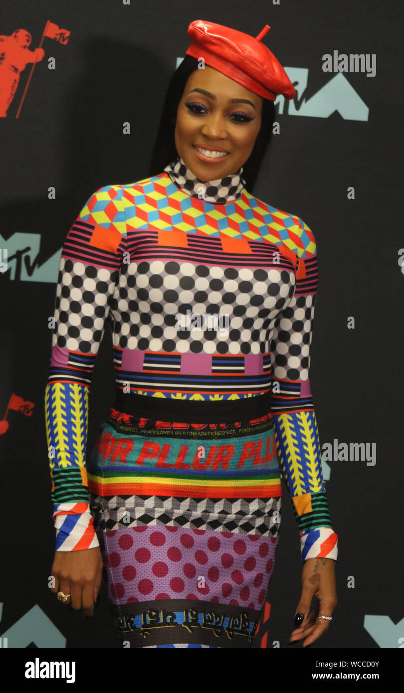 August 26, 2019, Newark, New York, USA: Singer MONICA attends the 2019 ...