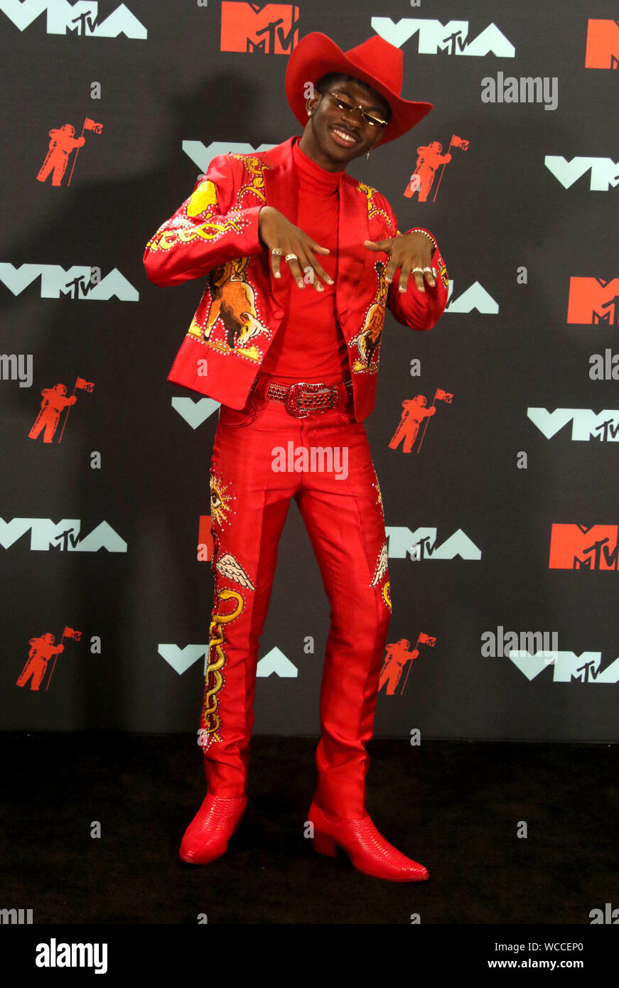 August 26, 2019, Newark, New York, USA: Rapper LIL NAS X attends the ...