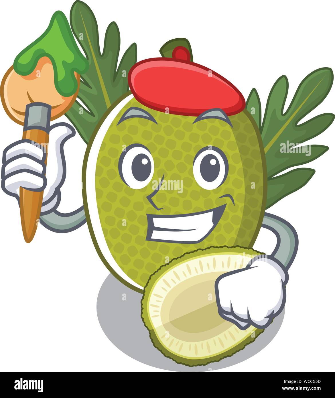 Artist fried breadfruit served in cartoon bowl Stock Vector Image & Art ...