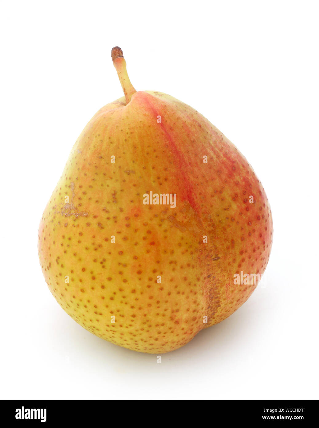 Single Pear Isolated On White Stock Photo - Alamy