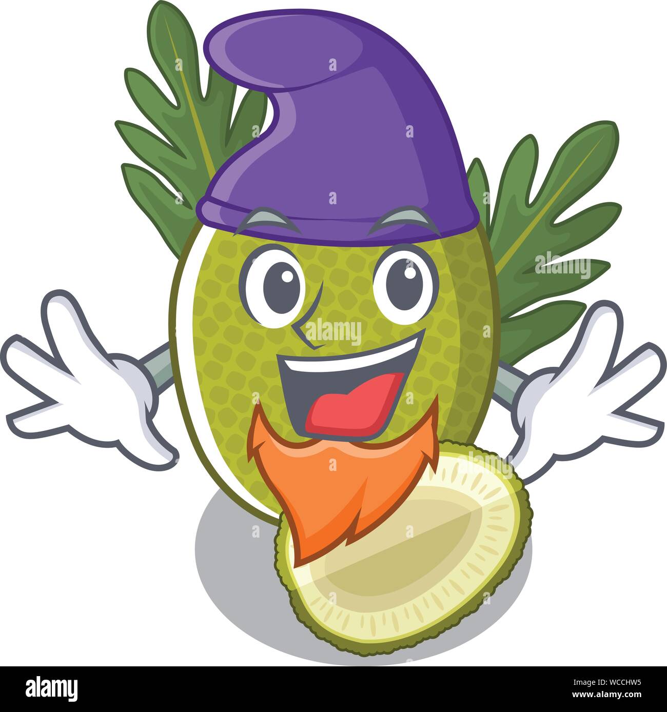 Elf fried breadfruit served in cartoon bowl Stock Vector Image & Art ...