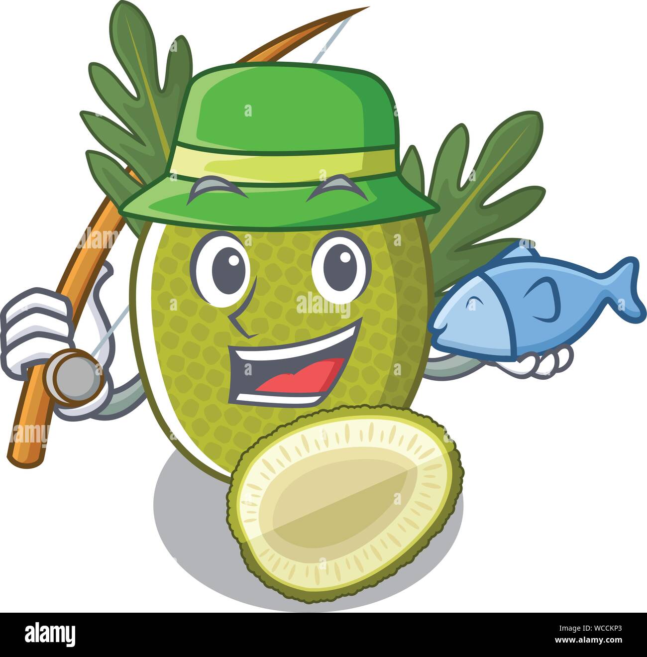 Fishing fresh breadfruit in a cartoon basket Stock Vector Image & Art ...