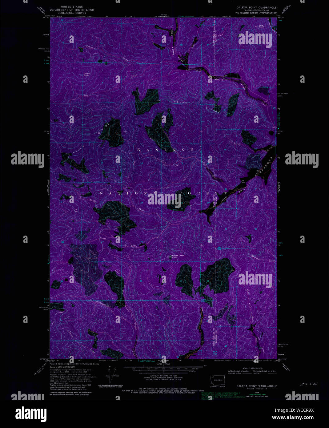 Map of galena hi-res stock photography and images - Alamy